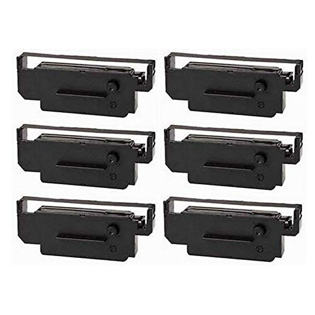 SuppliesMAX Compatible Replacement for CIGE0157 Black/Red Printer Ribbons (6/PK) - Replacement to Citizen IR51RB