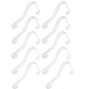 mollensiuer 20Pcs Clear Sandal Shoe Display Stand Shoe Supports Shaper Forms Inserts for Shoe Store Retail Shop or Home Display Storage Use