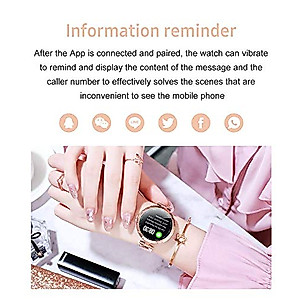 Smart Watch for Women,Fitness Tracker with Blood Pressure Heart Rate Waterproof Bluetooth Pedometer Sleep,Sport Activity Tracker Compatible for iOS Android Phones,(Silver Gray)
