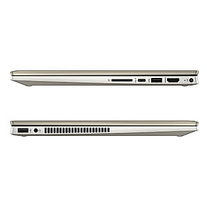 HP Pavilion 14 FHD Spin 2-in-1 Convertible Touchscreen Laptop, 2023 Newest Upgrade, Intel Core i5-1135G7, 16GB RAM, 512GB SSD, HDMI, FP Reader, Wins 11, School & Business Ready, ROKC HDMI Cable, Gold