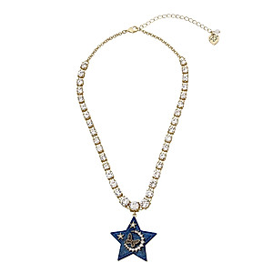Betsey Johnson Star Pendant Tennis Necklace