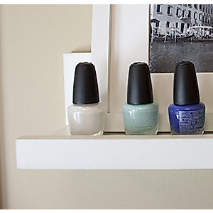 InPlace Shelving 9084678 35.4 in W x 4.5 in D x 3.5 in H Floating Shelf with Picture Ledge, White