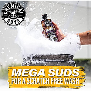 Chemical Guys HOL363 16-Piece Arsenal Builder Ceramic Car Wash & Protection Kit with Big Mouth Max Release Foam Cannon, Bucket and (6) 16 oz Car Care Cleaning Chemicals (Works w/Pressure Washers)