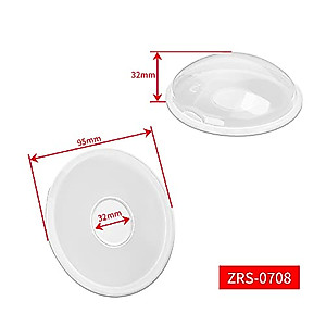 Chargenyang Breast Shells Nursing Cups Milk Saver Protect Sore Nipples for Breastfeeding Collect Breastmilk Leaks for Nursing Moms Soft and Flexible Silicone Material Reusable, 2-Pack