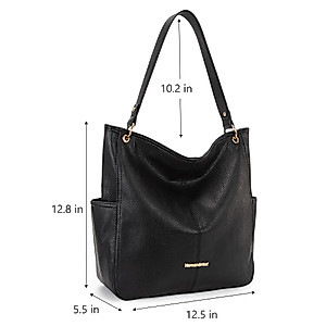 Montana West Concealed Carry Purses Handbags For Women Washed Leather Crossbody Bags Handgun Tote Satchel Hobo Bag Brown MBB-MWC-020BR