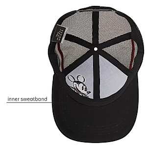Disney Men’s Mickey Mouse Hat – Snap-Back Baseball Cap, Dad Hat, Size One Size, Mickey Stripes