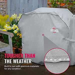 Grillman Top Heavy Duty Large Grill Cover, 58x24x48 inches, Tan (Outdoor-grill-covers, Weber Spirit, Genesis, Charbroil, etc.)
