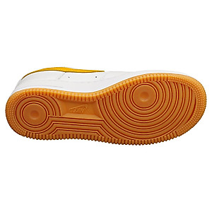 Nike Men's Air Force 1 Low Retro Shoe, White/University Gold, 10