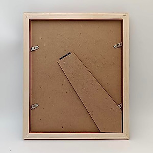 ZXT-parts 8x10 Picture Frames Brown Photo Frame. Solid Wood, Plastic Panel, The Tabletop or The Wall.