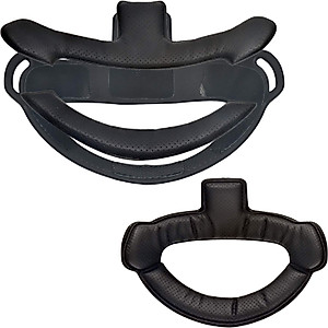 Headset Strap Pad Replacement for Elite Strap Compatible with Quest 2 (Black)