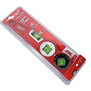 Milwaukee 4932459096 Block Torpedo Level - Red/Black