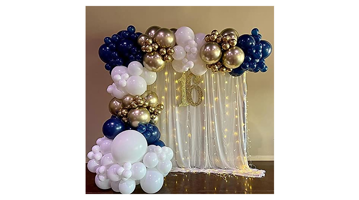 145pcs Navy Blue Balloons Kit for Party Decor | Easy DIY Balloon Arch
