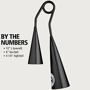 Meinl Percussion Agogo Bell Traditional Instrument for Samba and Latin Music — NOT Made in China — Handheld, 2-Year Warranty (STBAG5)