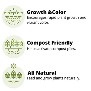 Earth Science – Natural Blood Meal Plant Food – Feed & Grow Plants Naturally – Activate Compost Piles – Vibrant Color –More Blooms and Bigger Harvests 4lb