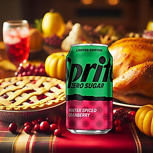 Sprite Cranberry Zero Sugar, 12 fl oz, 18 cans