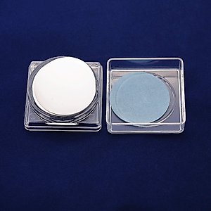 AMTAST PTFE Membrane Disc Filter, Hydrophobic, 47mm Diameter, 0.45µm Pore Size (Pack of 50)