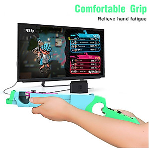 LYCEBELL Game Gun for Nintendo Switch Joy cons Switch Shooting Game Gun Controller Compatible with Switch Joy con Controller, 2 Pack