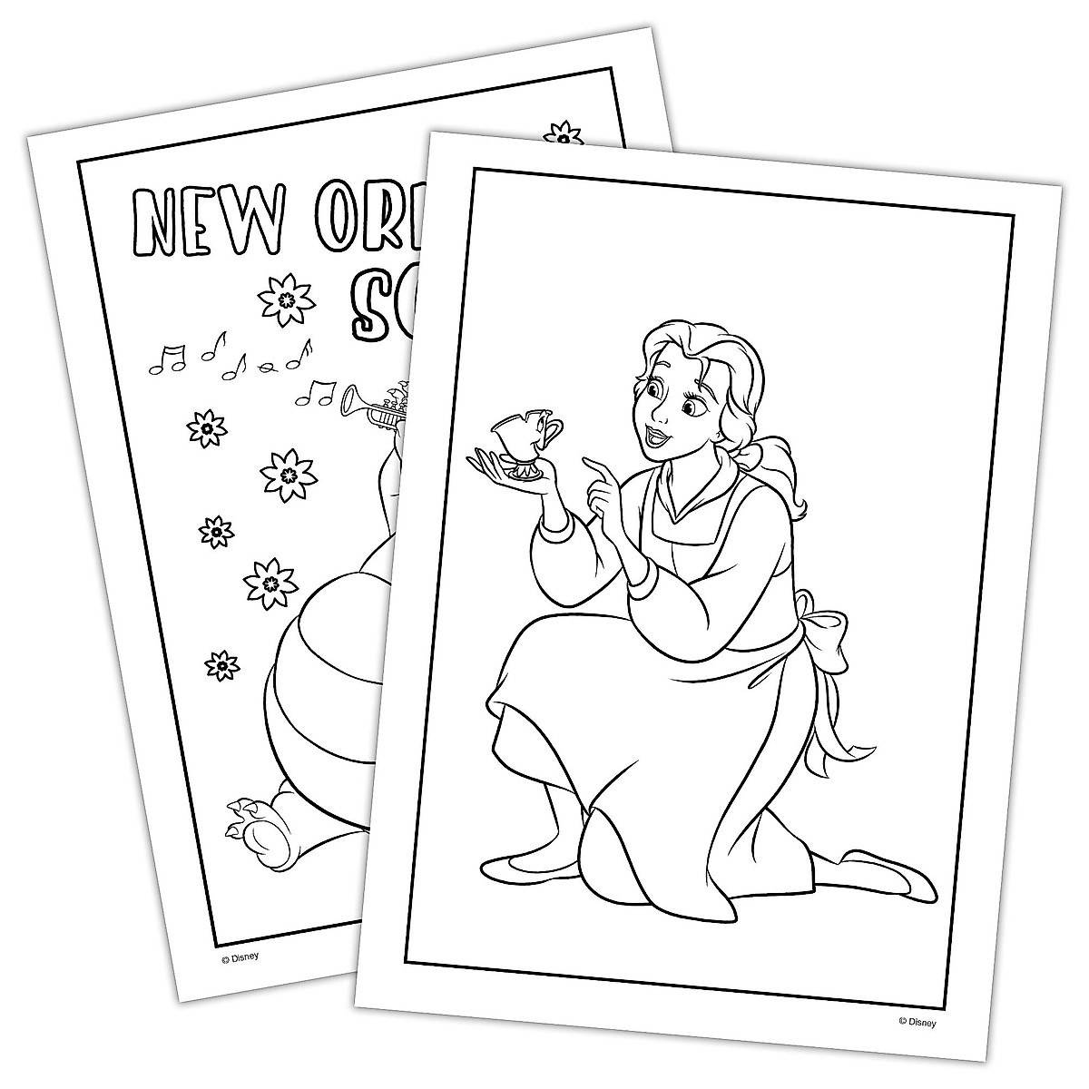 Disney Princess Paintbox Coloring and Activity Book with 16 Paints, Bendon 42350, 7.75 x 10.75