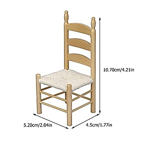 Decoraciones para Salas De Casa DIY Chair Model Doll House Decor Mini House Micro Landscape Chair Shape Decor Jewelry Accessories