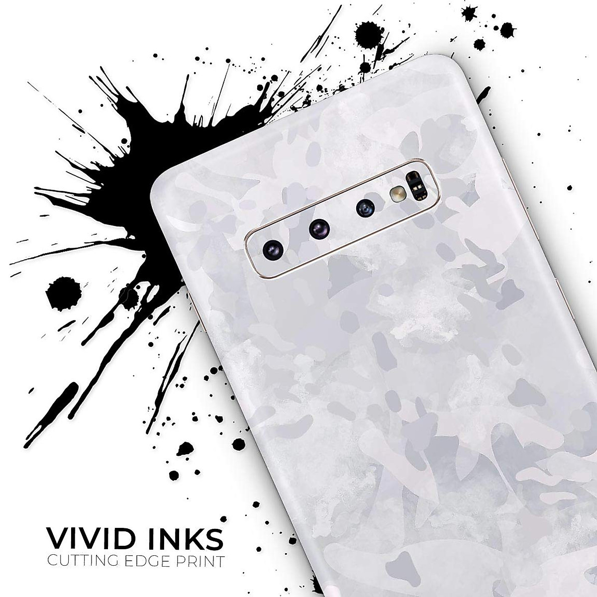 DesignSkinz Desert Winter Camouflage V3 Protective Vinyl Decal Wrap Skin Cover Compatible with The Samsung Galaxy S20 (Screen Trim & Back Glass Skin)