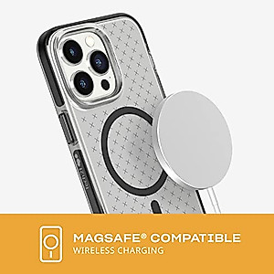 tech21 iPhone 14 Pro Max Evo Check Compatible with MagSafe® – Shock-Absorbing & Slim Protective Phone Case with 16ft FlexShock Multi-Drop Protection & Extra Buttons