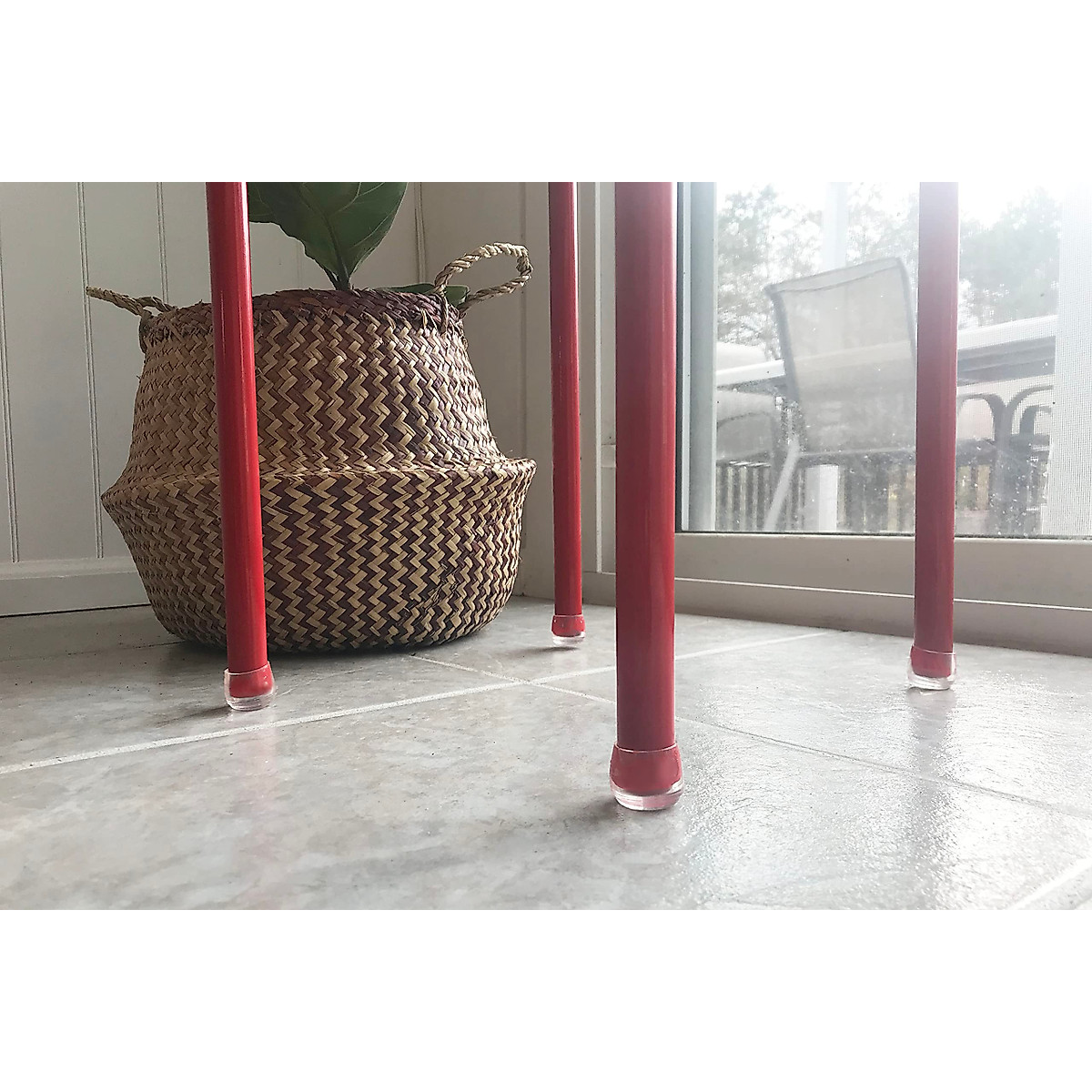 Shepherd Hardware 9568 White Cushion Doorstops, 2-Pack