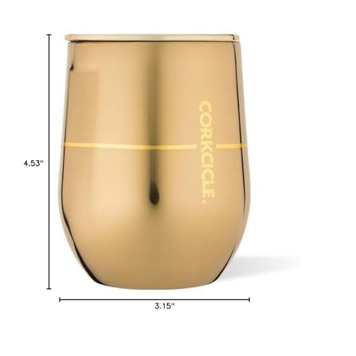 Corkcicle Star Wars 12 Ounce Stainless Steel Stemless Cup w/Lid, C-3PO