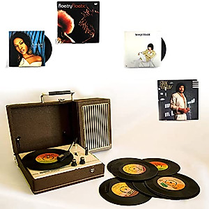 Acrylic Record Shelf,Clear Wall Mount Album Shelf and LP Display Rack for Records Collector, Acrylic Record Wall Mount Sturdy Mini, Show Off Records, 6Pcs