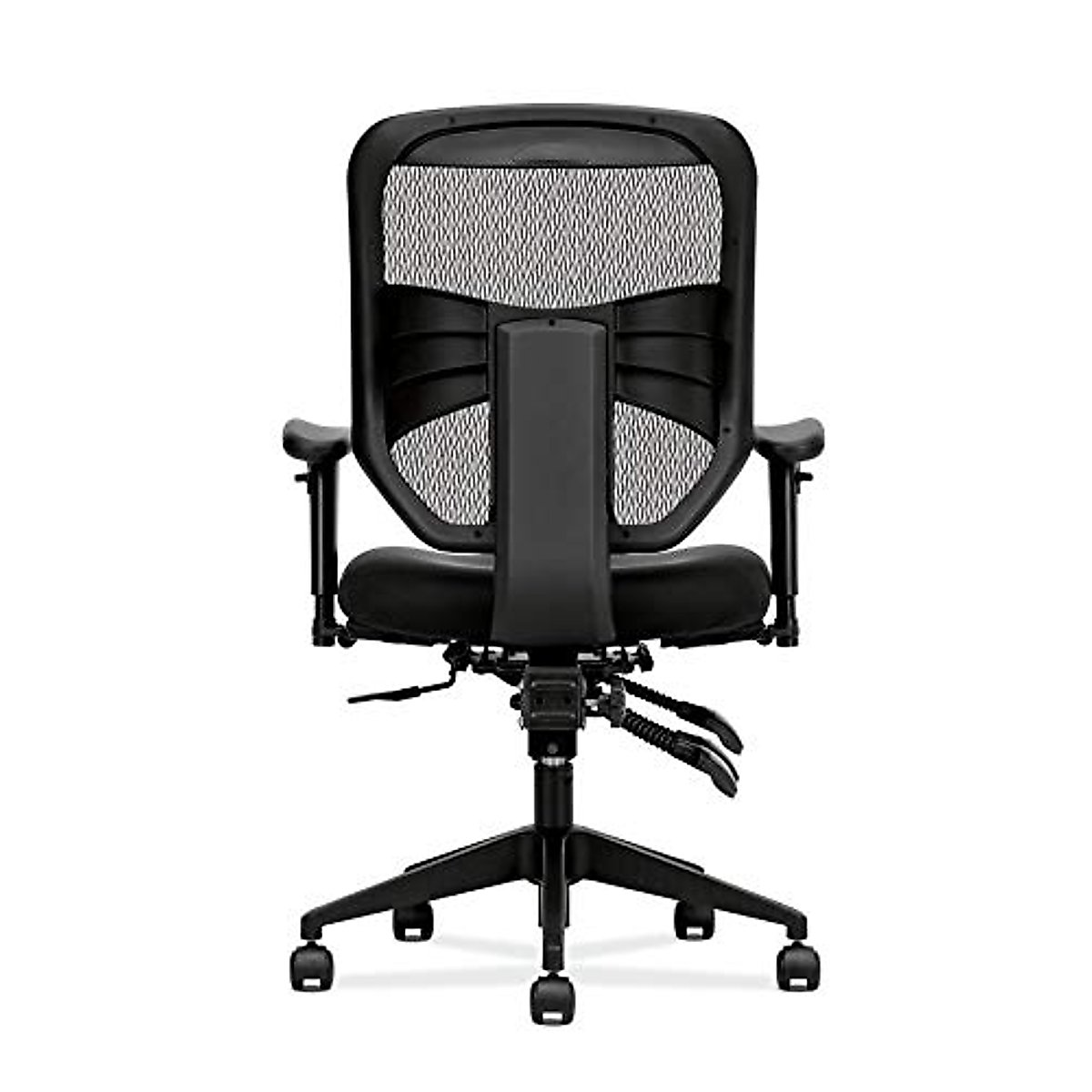 HON Prominent Mesh High-Back Task Chair, with Seat Glide and Height-and Width-Adjustable Arms, Asynchronous Control, Black