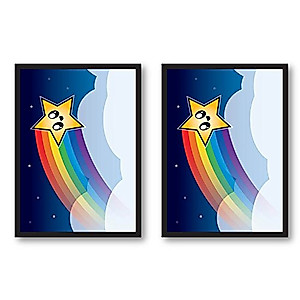 YBW Rainbow Star Deck Protectors Legion Supplies Matte Finish Sleeves 2-Packs - Standard Magic the Gathering Size