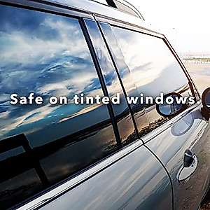 Car Glass Cleaner Wipes for Car interior Cleaning for Glass Wipes for Car Windows for Windshield for Glasses or Mirrors, Kitchen, Home and Auto by Luxury Driver - Ocean Breeze (6 Resealable Packs)