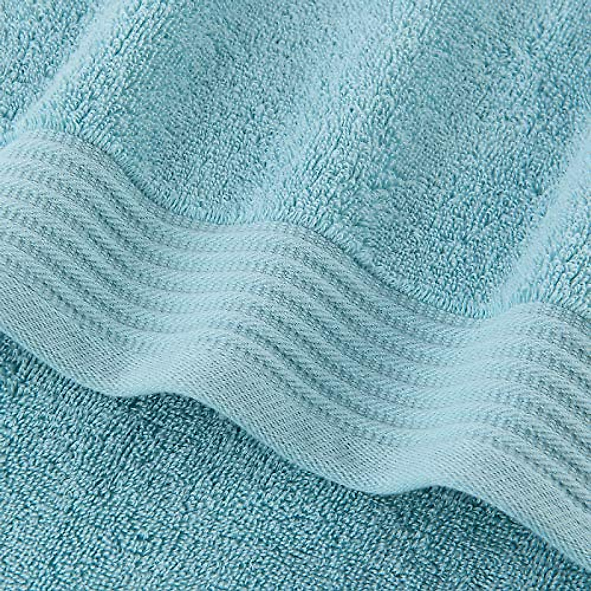 VANZAVANZU Hand Towels for Bathroom, 6 Pack Premium Hand Towels Set, 16×28 Inches Ultra Soft Cotton Highly Absorbent Bathroom Hand Towels Bath Towels (Turquoise)