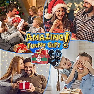 Gifts For Men Funny Novelty Socks - Christmas Stocking Stuffers for Men Women Teen Boys Girls Fun Gaming Gamer Dress Socks Birthday Mens Gift Ideas Cool Stuff For Dad Father Boyfriend Adult
