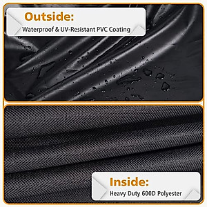 X Home 60-inch Grill Cover for Weber Genesis 310/330, Rec Tec RT-700, Genesis II 315/335, Charbroil, Nexgrill, Brinkmann, Broil King and More 3-5 Burner BBQ Grill, Universal 56-60" Gas Grill