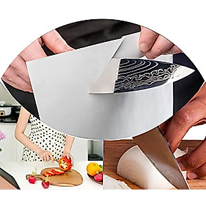 E & G Leather Strop for Knife Sharpening - Leather strop Kit with Sharpening Stropping Compound - Get Razor-Sharp Edges with Knife Stropping Compound Kit Black