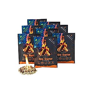 (8 Packs) Insta-Fire Fire Starter Emergency Fuel Eco-Friendly Granulated Bulk Excellent for Camping, Hiking, Fishing, and Other Outdoor Activities - As seen on Shark Tank!