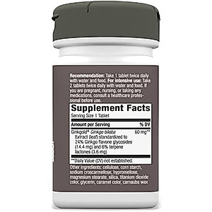 Nature's Way Ginkgold, Supports Memory and Mental Sharpness*, 50 Tablets