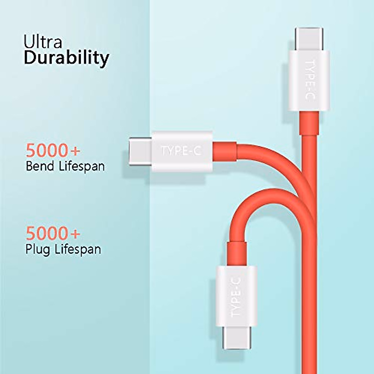 COOYA Dash Charge Cable Replacement for OnePlus 7 6T 6 5 5T,Warp Charge for OnePlus 7 Pro 7T 8 Pro, 6ft 2Pack USB C Charging Data Cable 33W 65W 80W SUPERVOOC Charge for OnePlus 10 Pro/Nord 2T/Nord N20
