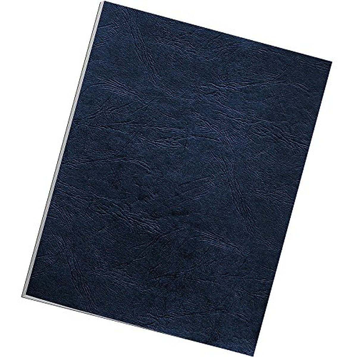 Fellowes Letter Size Binding Covers Expressions Grain, 50-Pack, Navy (52124)