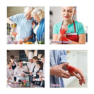 Electric Can Opener by Miss Tanlow, One Press to Open Can, No Sharp Edge Can Opener, Best Kitchen Gadgets for Women, Arthritis and Left Handed