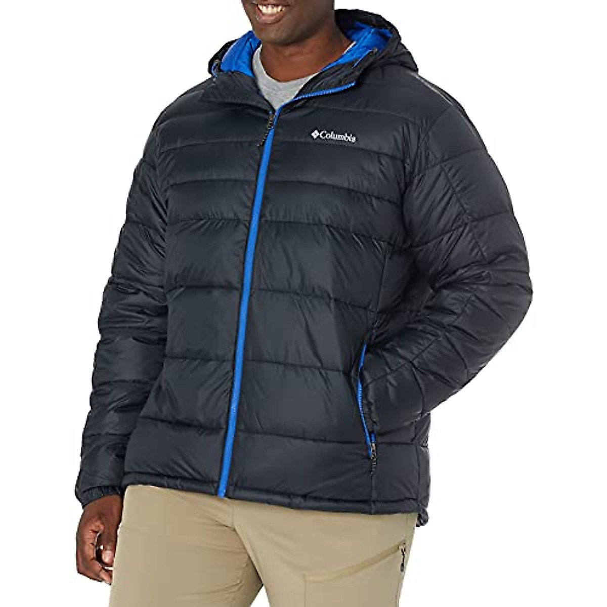 Columbia Men's Buck Butte Insulated Hooded Jacket, Black, Large