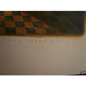 CAROL ANTHONY "INNER ROOM" HAND LITHOGRAPH/ SIGNED