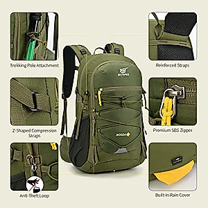 SKYSPER Hiking Backpack Travel Daypack - 35L Lightweight Waterproof Outdoor Camping Day Pack for Men Women