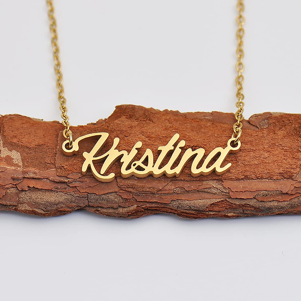 Logan Name Tag Necklaces for Her His Friends Familys Relationship Memory Jewelry Gift