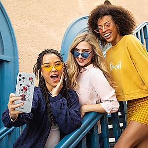 FILOYA Magnetic for iPhone 13 Pro Max Case, Cute Minnie Phone Case Compatible with Magsafe, Slim Thin Shockproof Case for Women-Clear