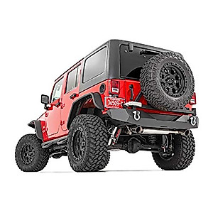 Rough Country 5" Rear Tubular Fender Flares for 07-18 Jeep Wrangler JK - 10532