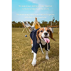 Petridge Dog Hoodie Sweatshirt Warm and Soft for Small Medium Large Dogs (X-Large Navy)