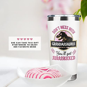 Grandma Gifts - Gifts for Grandma from Granddaughter, Grandson, Grandkids, Grandchildren - Grandma Birthday Gifts, Mothers Day Gifts for Grandma - Grandma Gift, Grandmother Gift Ideas - 20Oz Tumbler