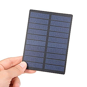 uxcell 5Pcs 1.3W 5V Small Solar Panel Module DIY Polysilicon for Toys Charger
