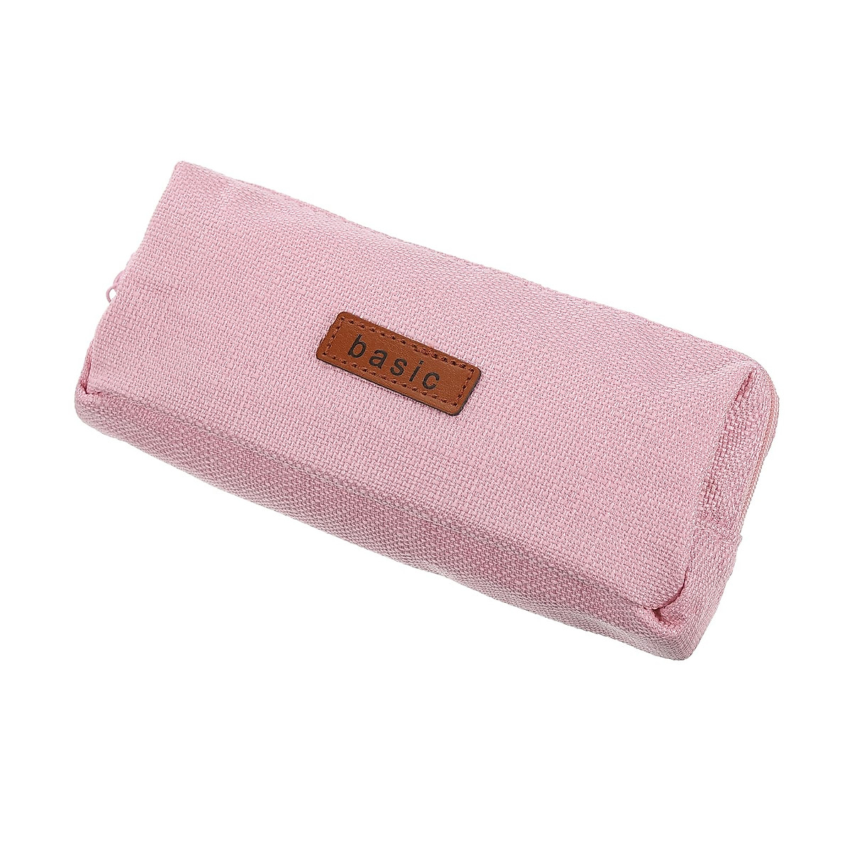 PATIKIL Pencil Case, Large Capacity Pencil Pouch Pen Bag Case Cosmetic Bag Stationery Organizer Portable for Office Home, Pink